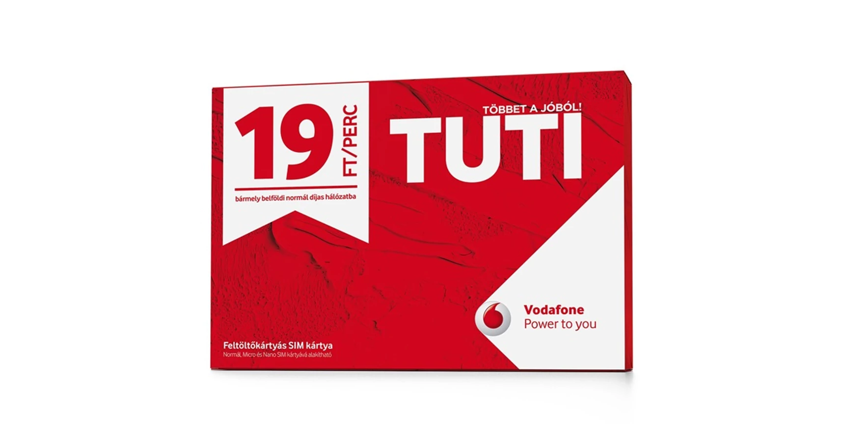 VODAFONE Tuti 100 Plus Smart Instant SIM kártya - Műszaki Pont